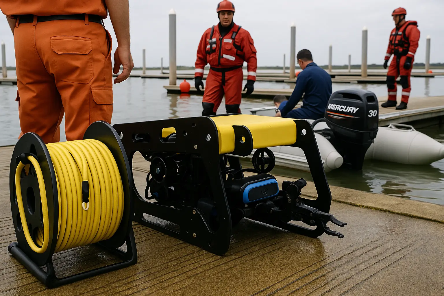 ROV for Underwater Salvage and Rescue - CHARPIE Underwater Robotics, Thrusters & Cables